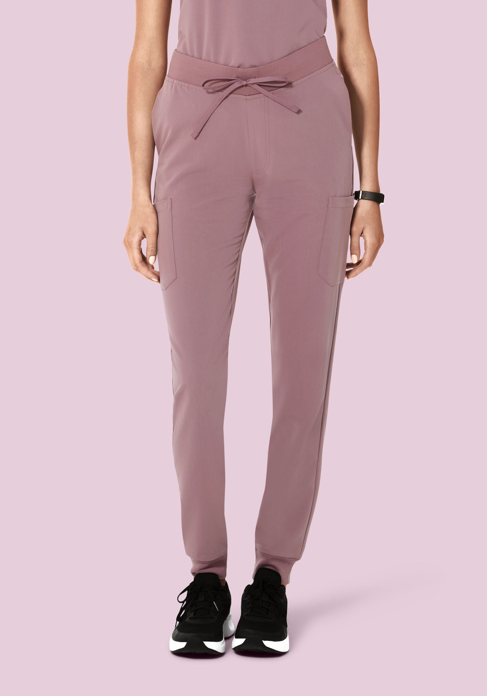 Women's Mid-Rise 9-Pocket Jogger Scrub Pants - Dusk | Mandala Scrubs