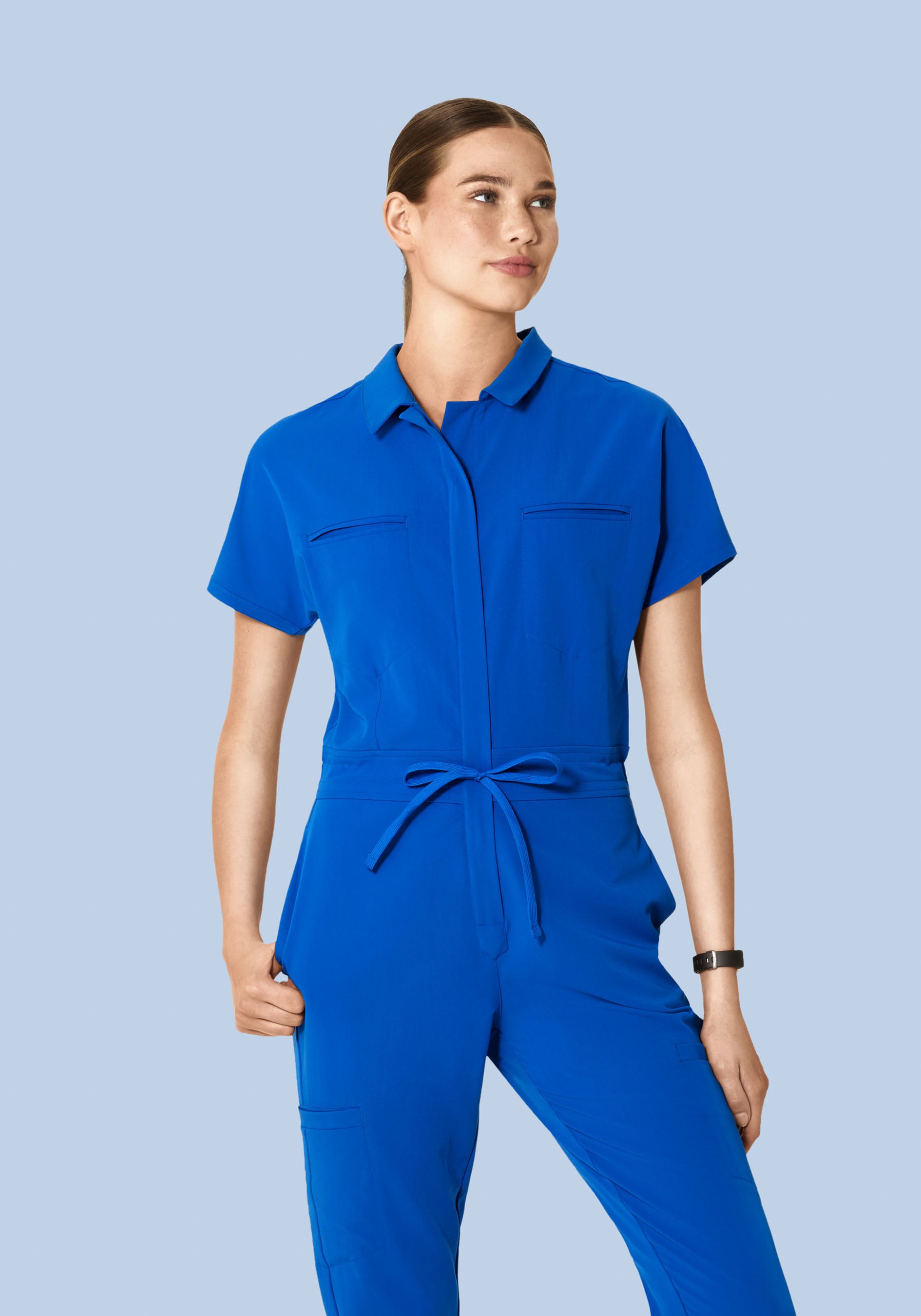 Women's Jumpsuit Royal Blue – Mandala Scrubs
