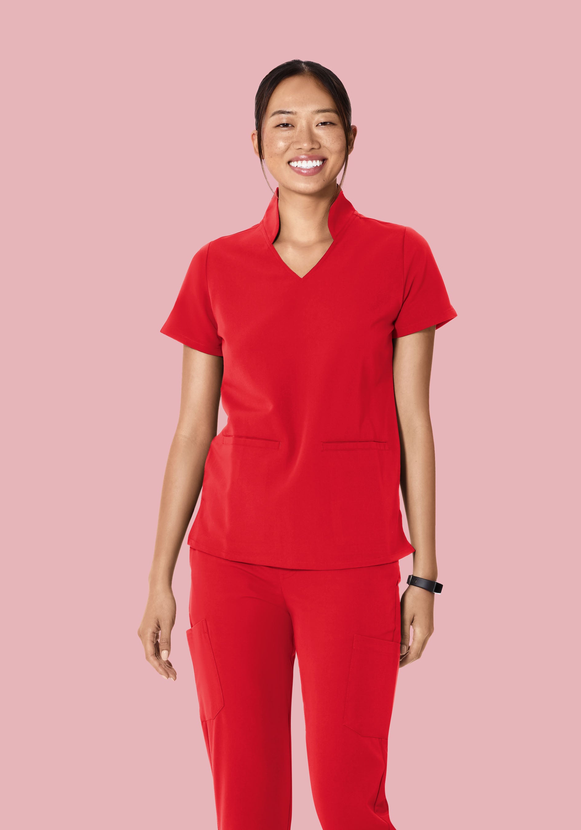 All Women's Scrubs – Tagged "color_Poppy Red" – Mandala Scrubs
