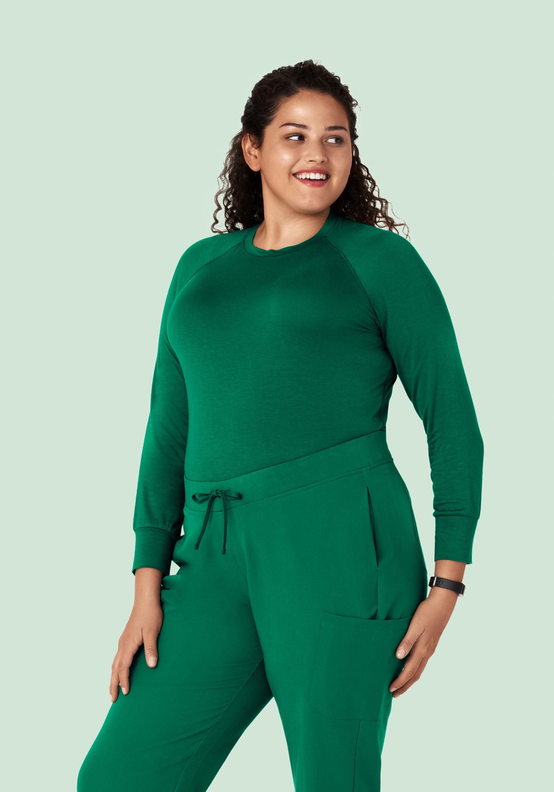 Women's Underscrubs Envy Green – Mandala Scrubs