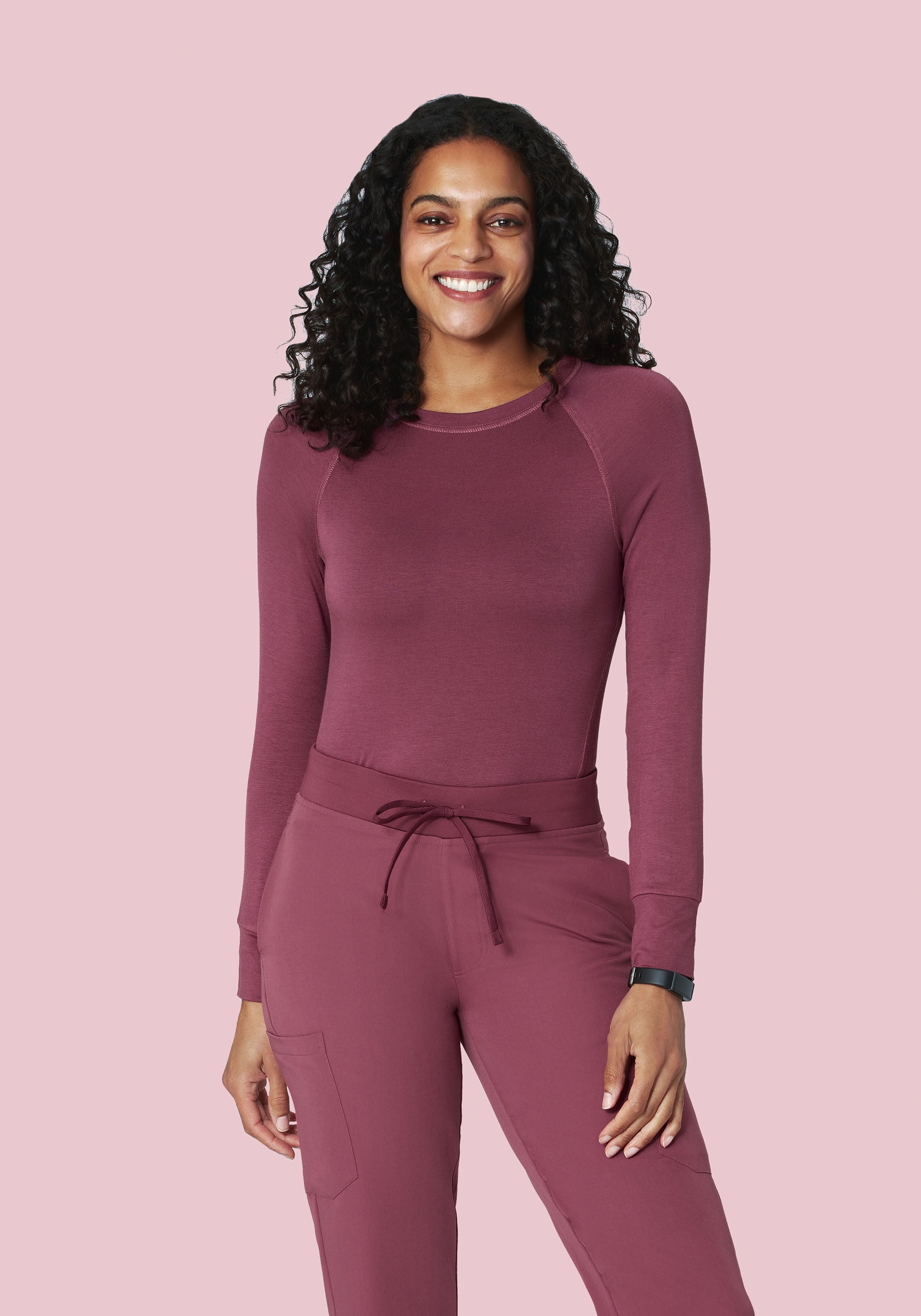 Women's Underscrubs Deep Mauve – Mandala Scrubs