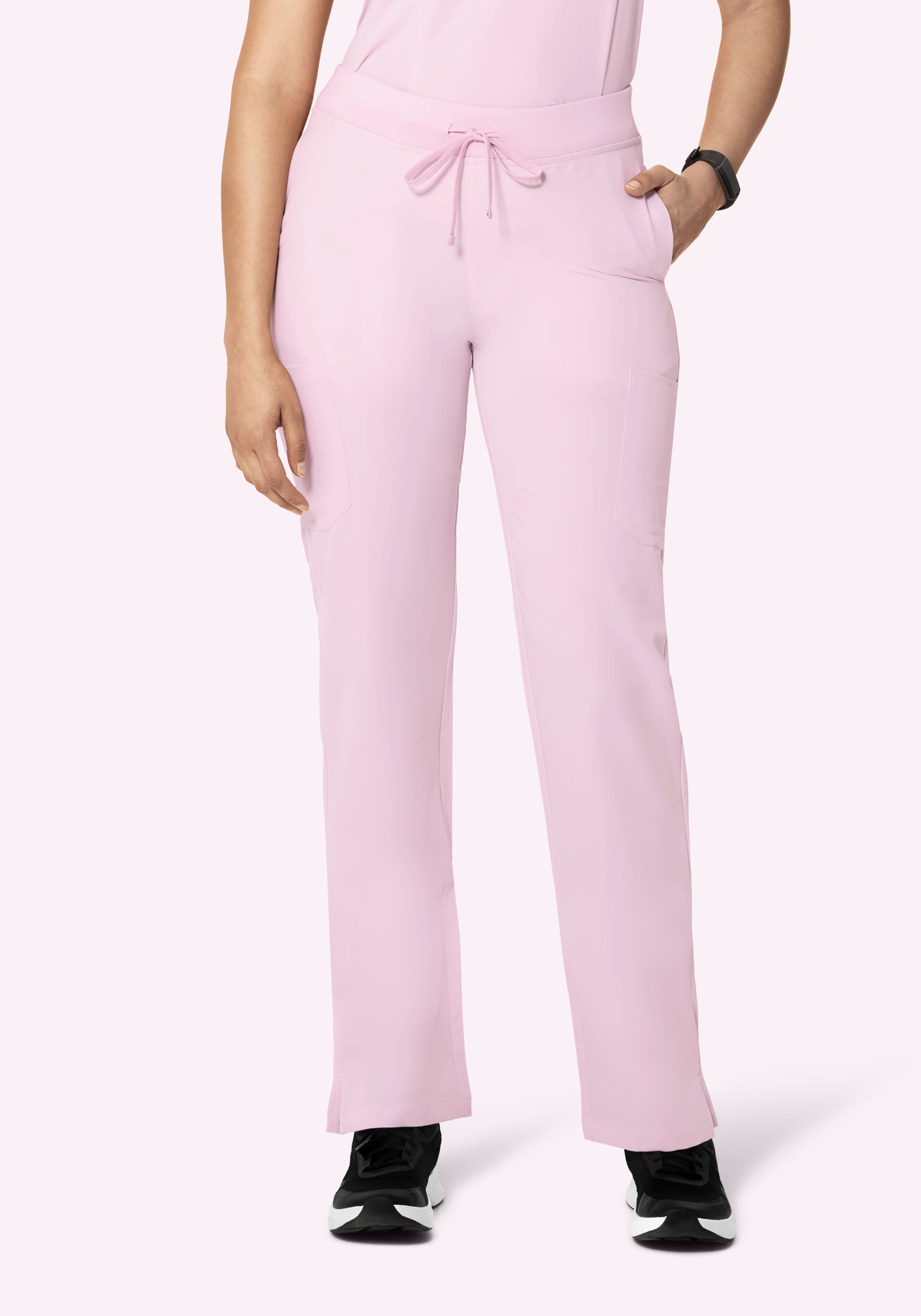 9 Pocket Cargo Pants Misty Rose – Mandala Scrubs