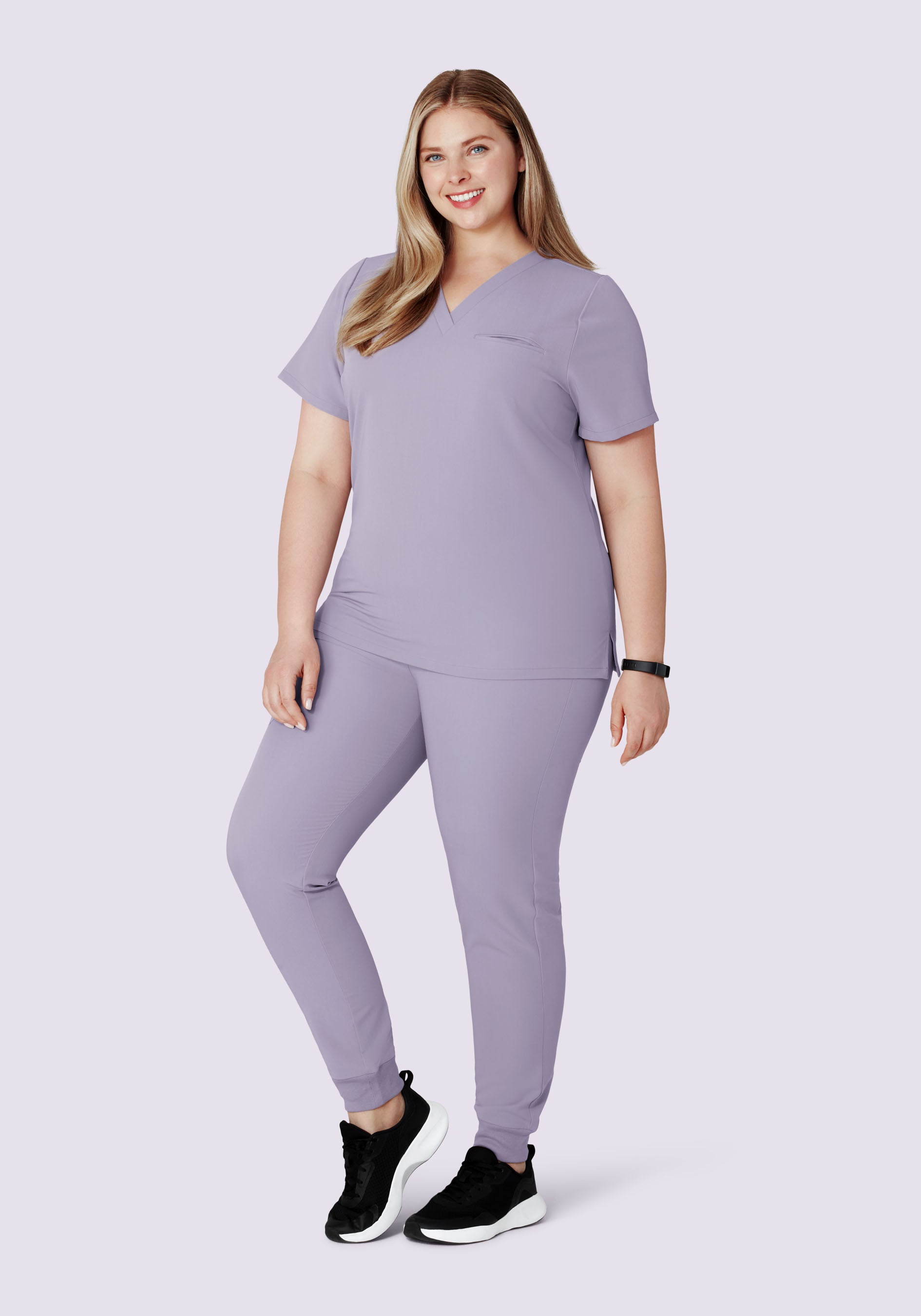 One Pocket Top Ube – Mandala Scrubs