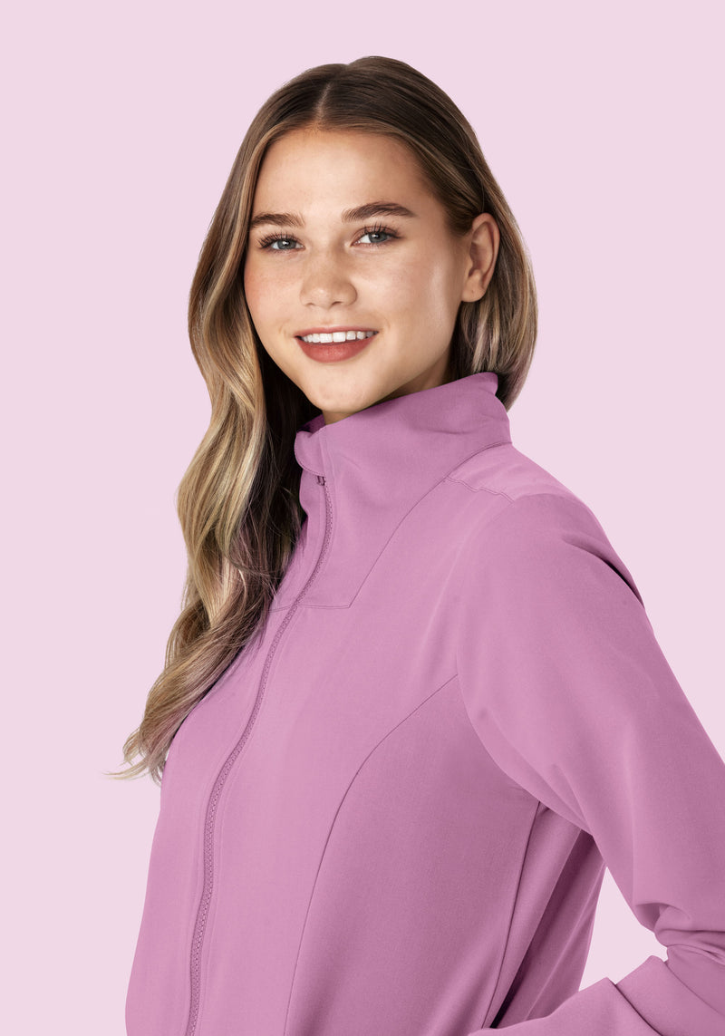 Women's Modern Scrub Jacket Lilac – Mandala Scrubs