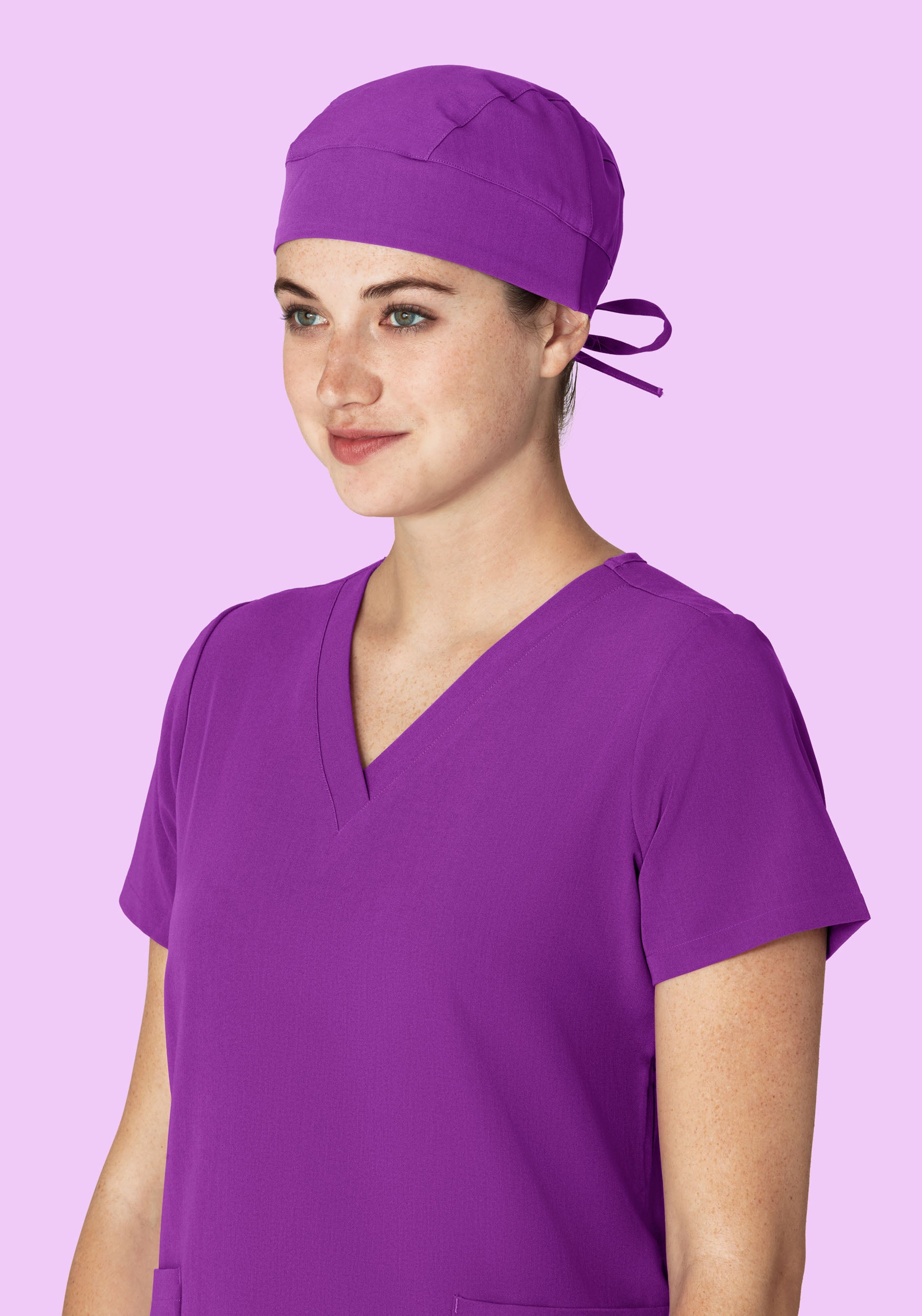 Contemporary Scrub Cap - Cyber Grape | Mandala Scrubs