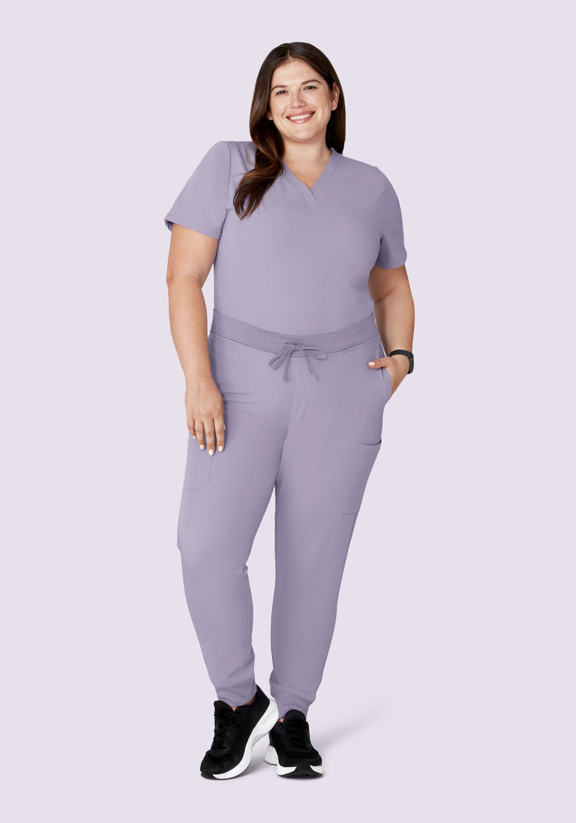 6 Pocket Top Ube – Mandala Scrubs