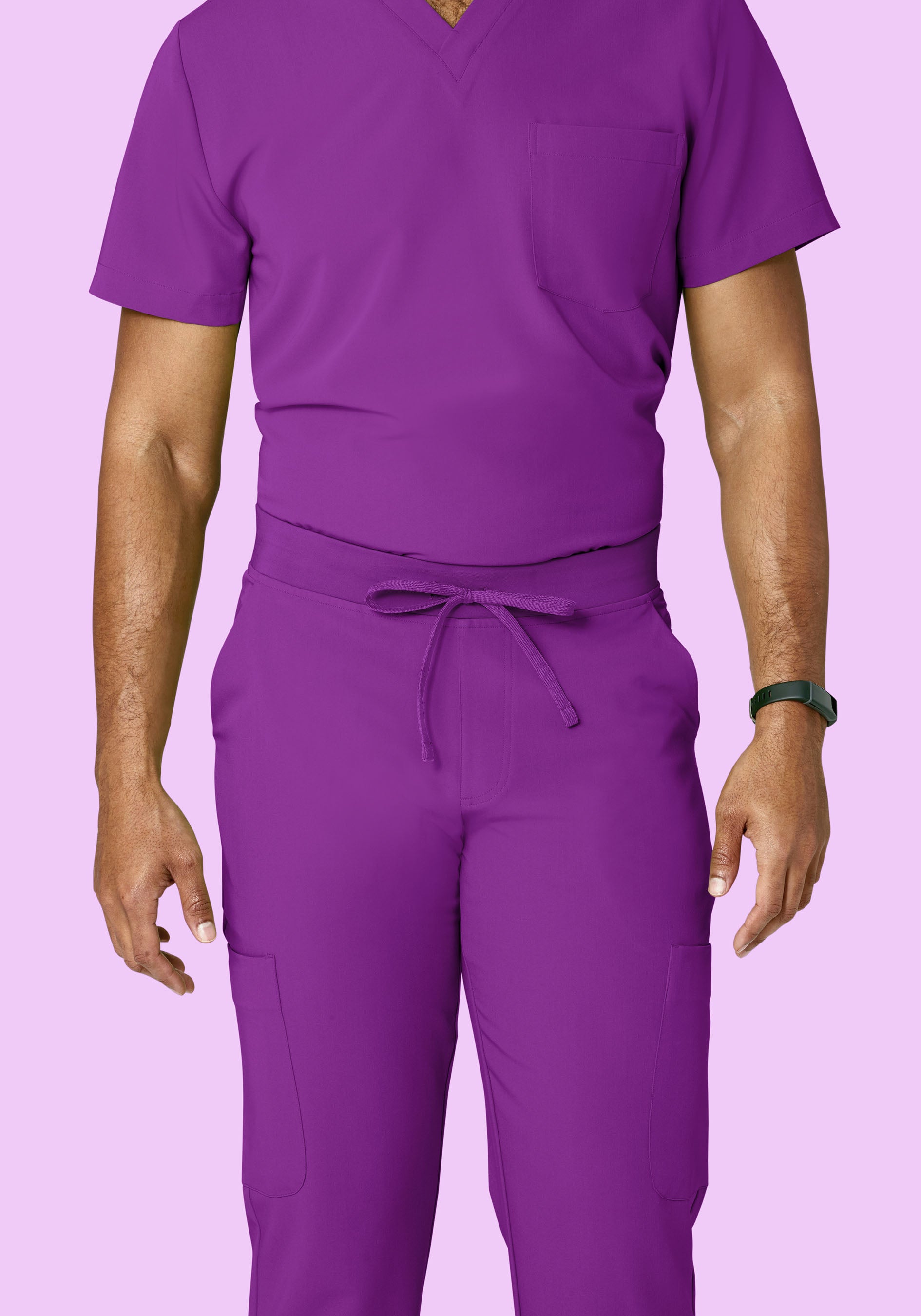 7 Pocket Mens Cargos Cyber Grape – Mandala Scrubs