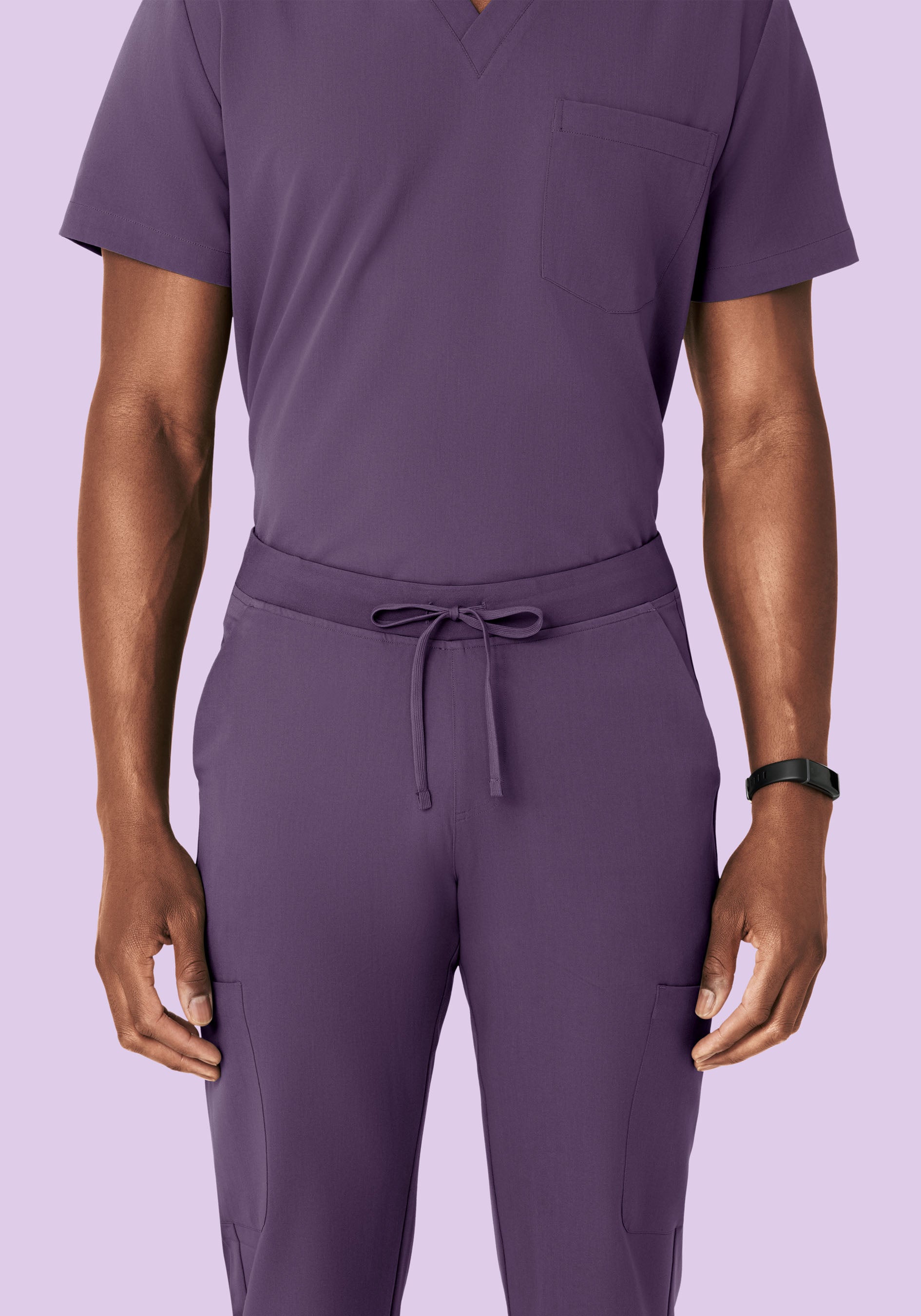 7 Pocket Mens Cargos Scrub Pants Dewberry – Mandala Scrubs