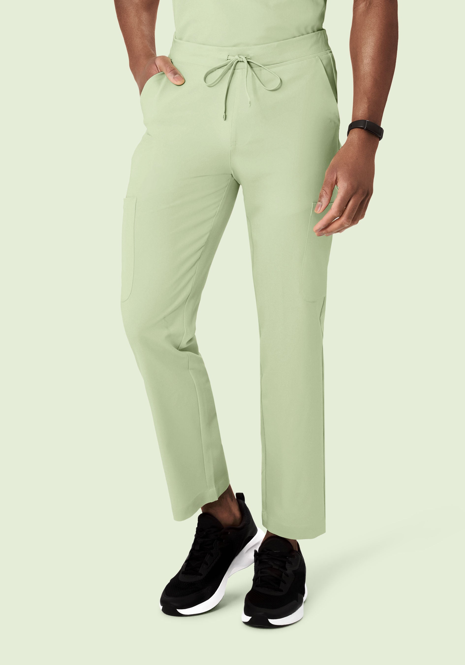 7 Pocket Mens Cargos Matcha – Mandala Scrubs