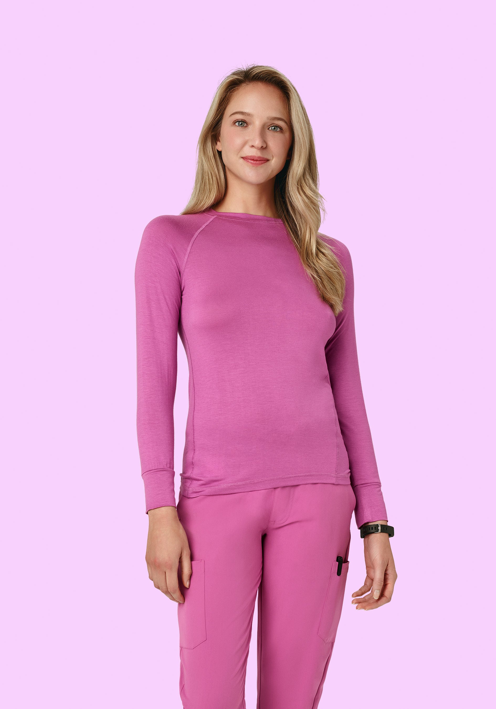 Women's Underscrub Base Layer Scrub Top - Dahlia | Mandala Scrubs