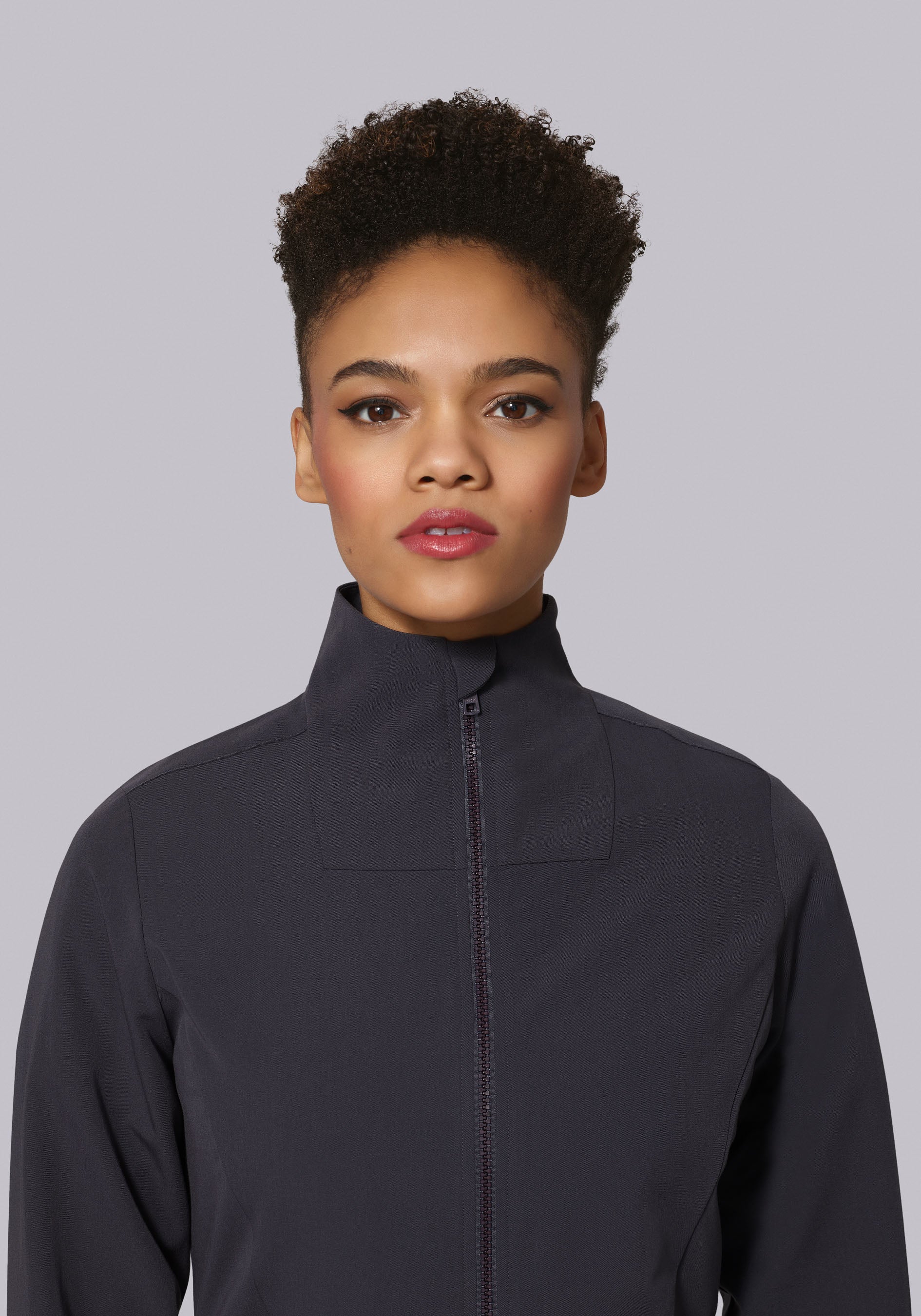 Women's Modern Scrub Jacket Pewter – Mandala Scrubs