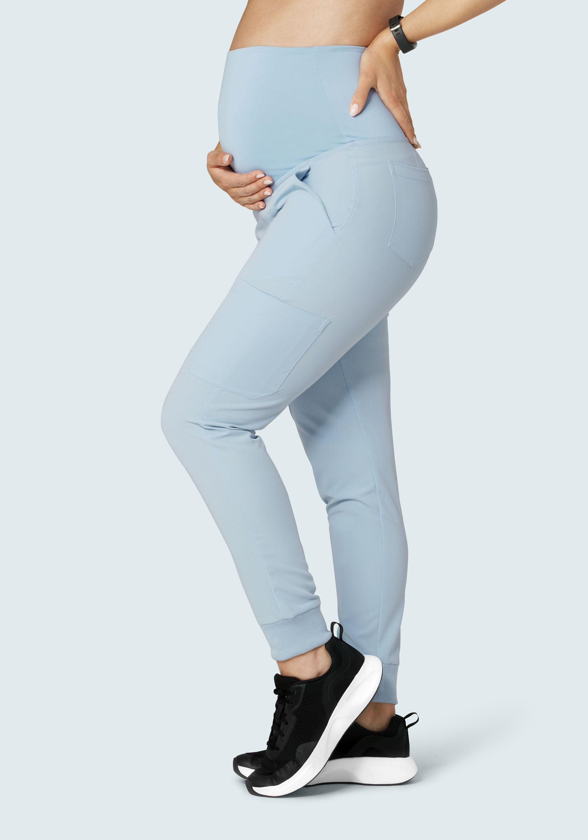 Maternity Joggers Powder Blue – Mandala Scrubs