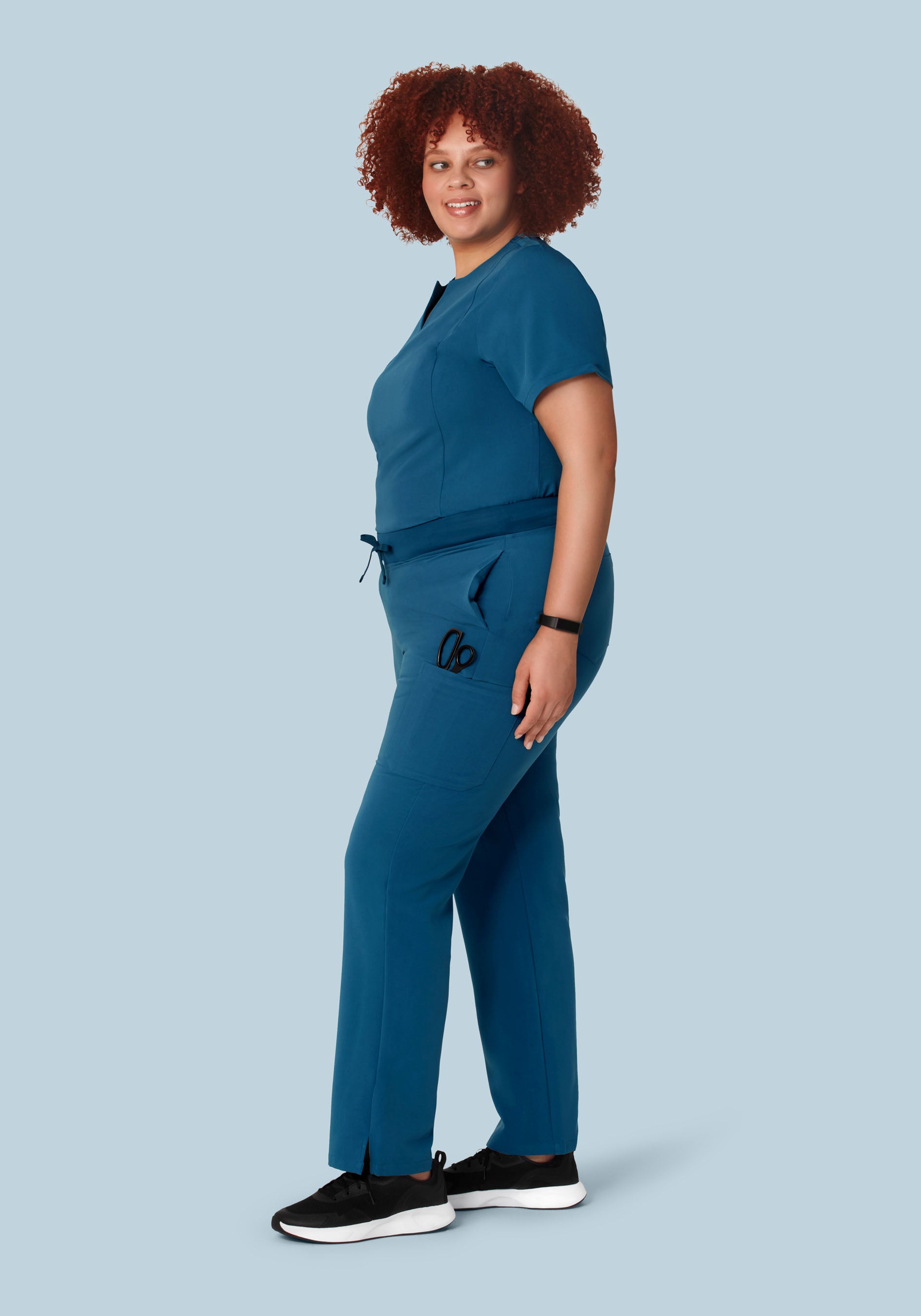 9 Pocket Cargo Pants Harbor Blue – Mandala Scrubs
