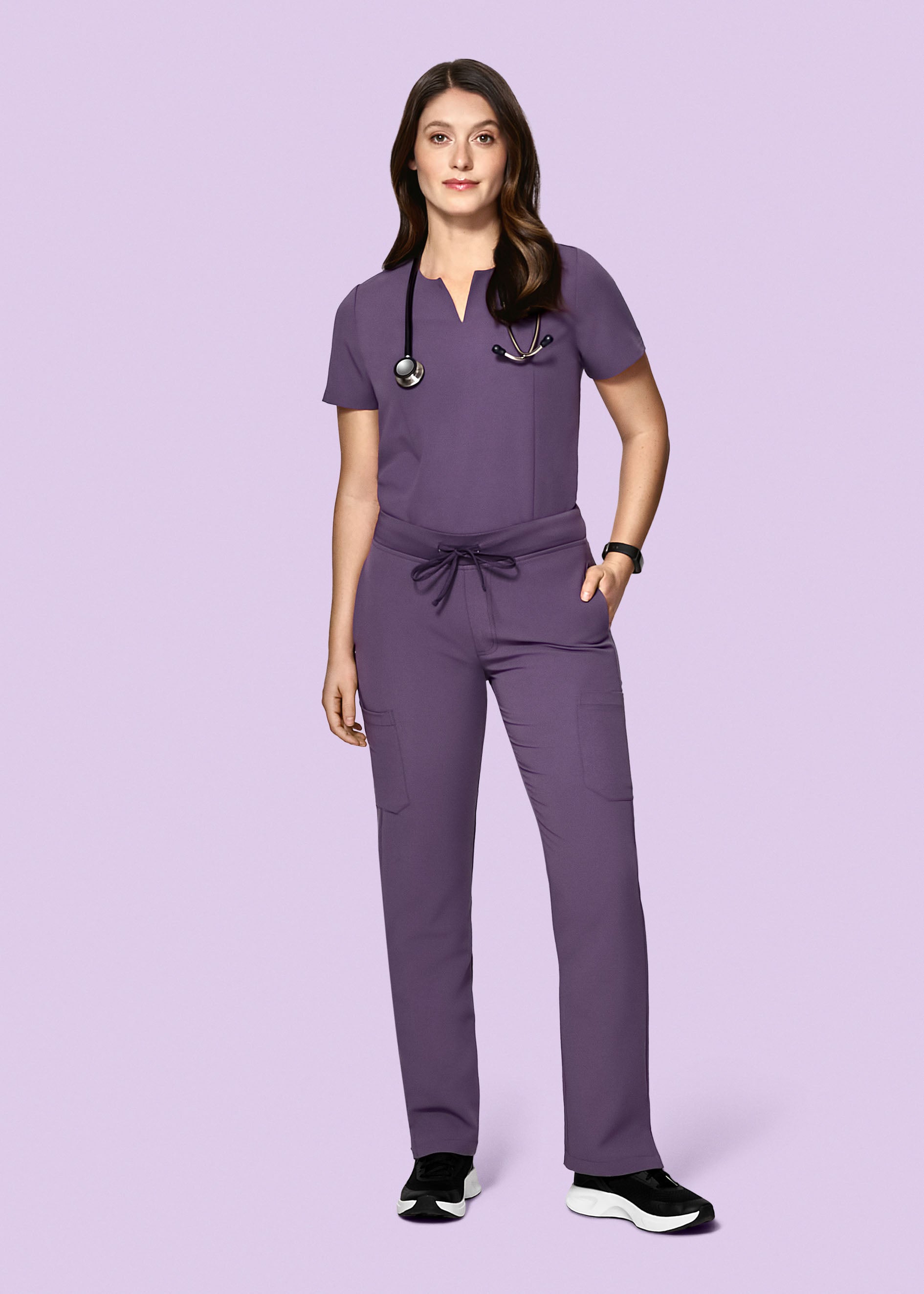 9 Pocket Cargo Pants Dewberry – Mandala Scrubs