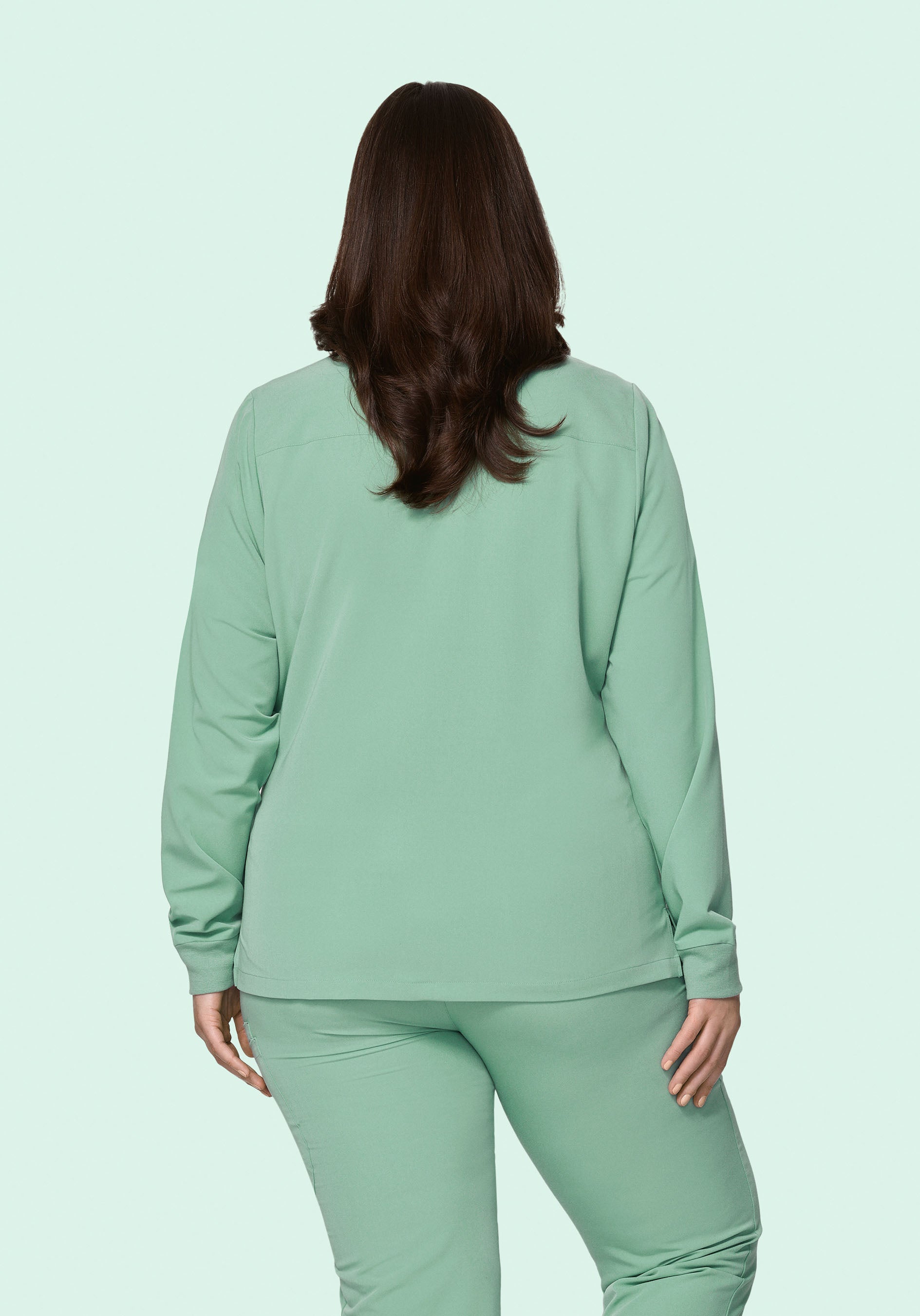 Women's Modern Scrub Jacket Jade – Mandala Scrubs